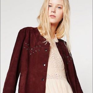 Zara | Jackets & Coats | Nwt Zara Cut Work Suede Leather Jacket With ...
